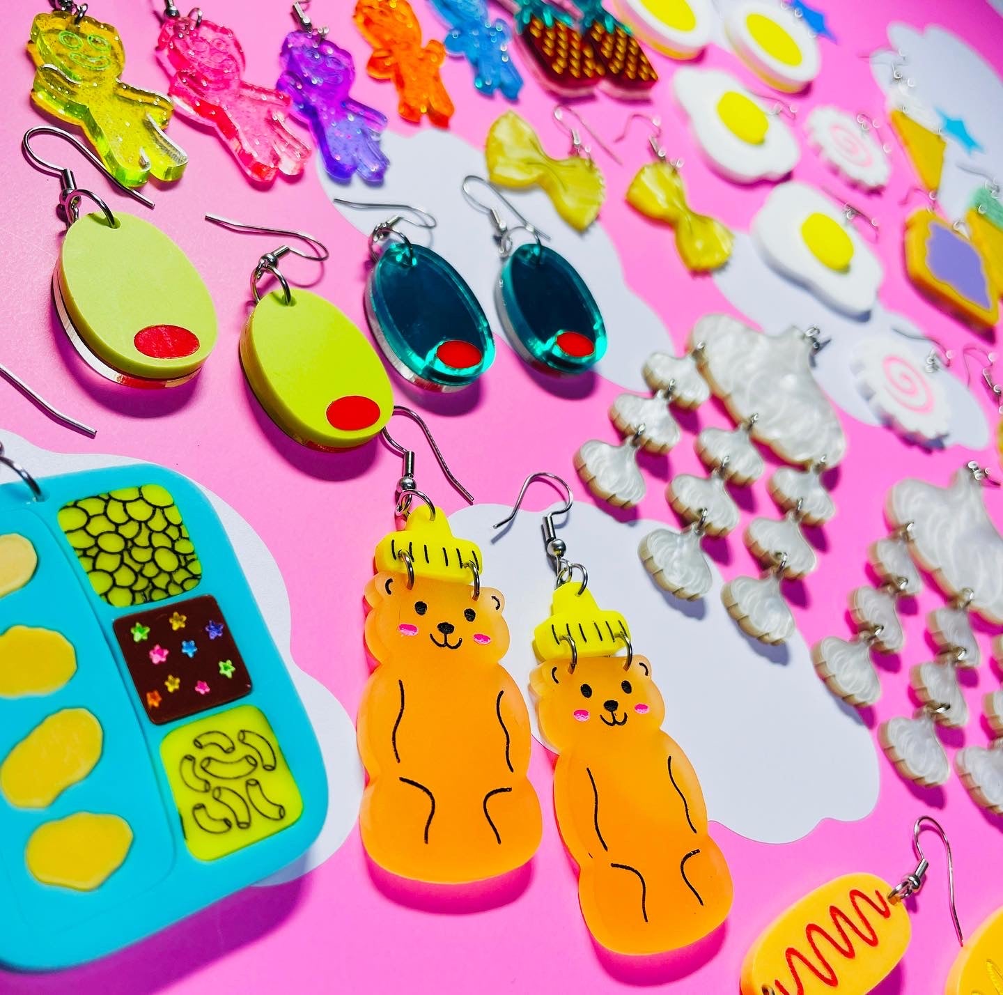 Foodie Earring Collection – Smiley Moon Studio